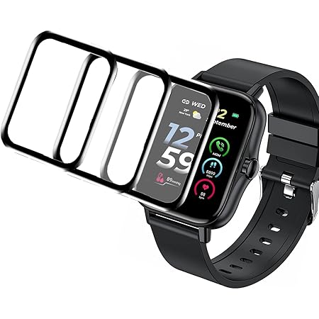 Amazon.com: Compatible for ANDFZ Smartwatch Screen Protector, Lamshaw ...