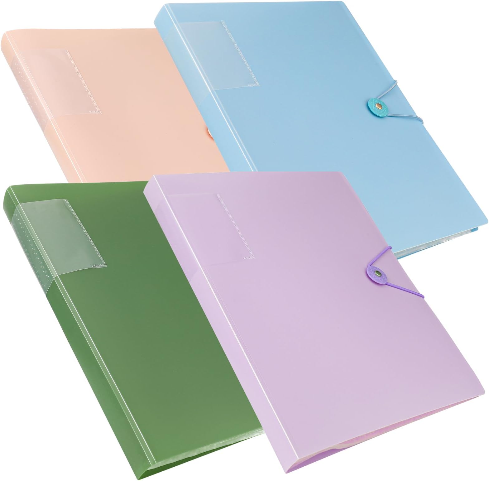 saerryor 160 Pockets 4 Pcs A4 Display Folders Display Book Presentation ...