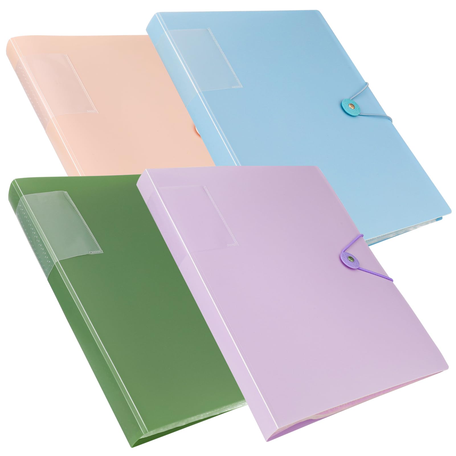 saerryor 160 Pockets 4 Pcs A4 Display Folders Display Book Presentation ...