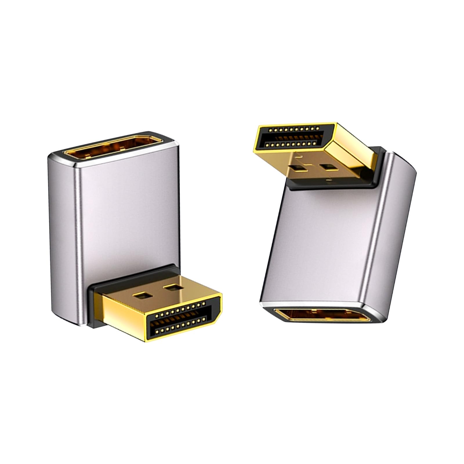 Amazon.com: Duttek 8K 90 Degree Display Port 1.4 Adapter, Up & Down ...