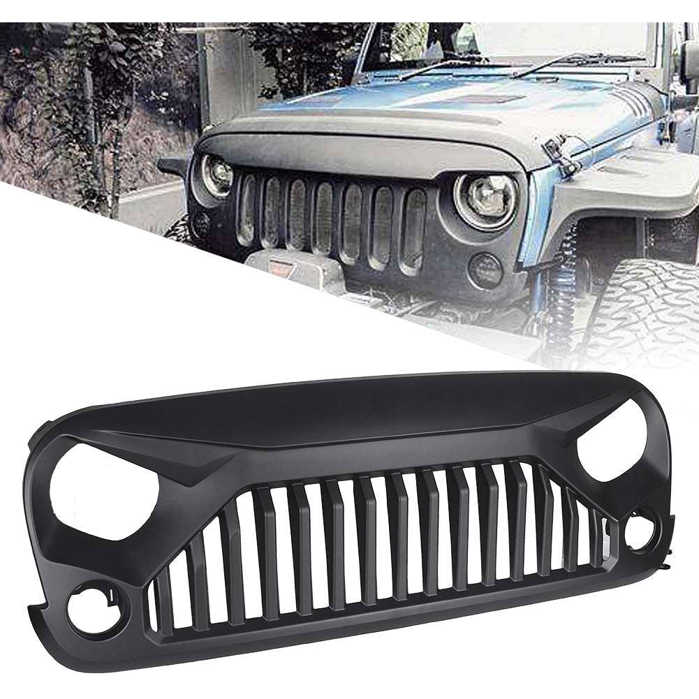 Buy ABS Car Front Radiator Grilles Frills for Jeep Wrangler JK ...