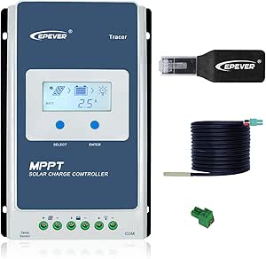 Amazon.com : EPEVER MPPT Solar Charge Controller 30A 12V 24V Auto Solar ...