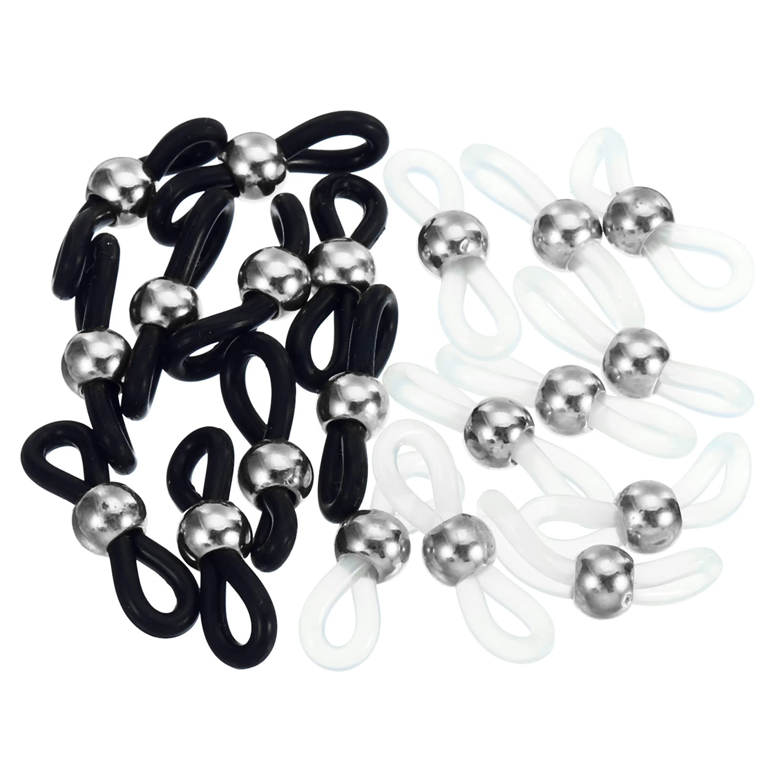 PATIKIL Eyeglass Chain Connector Retainer, 20 Pack Adjustable Anti Slip ...