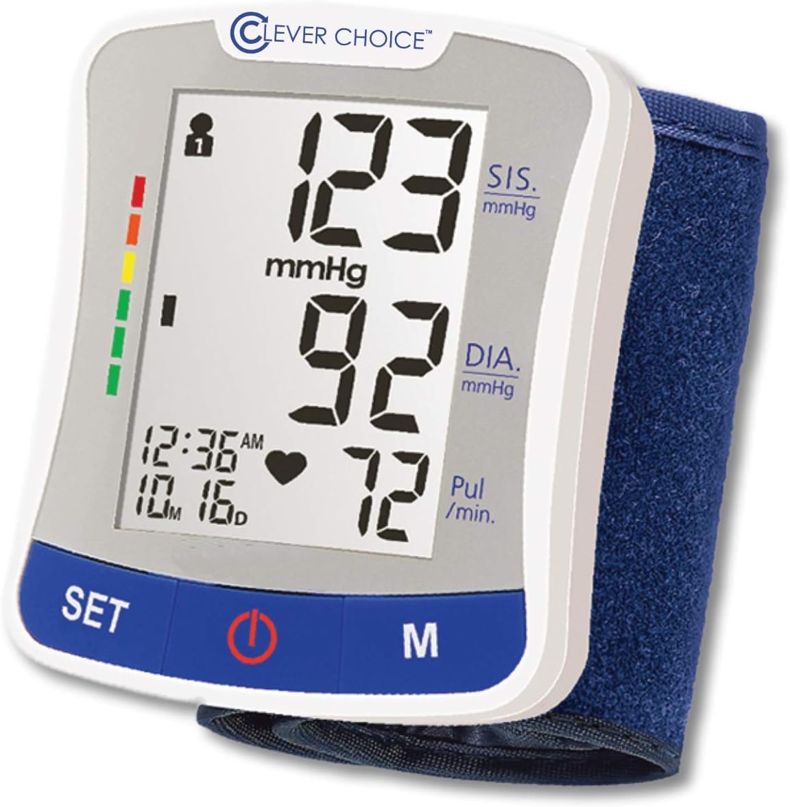 Amazon.com: Clever Choice Blood Pressure Monitor Model # SDI-1586W ...