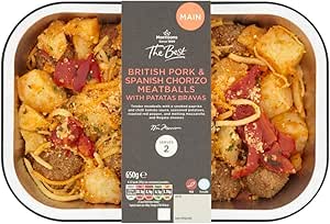 Morrisons The Best British Pork and Spanish Chorizo Meatballs with ...