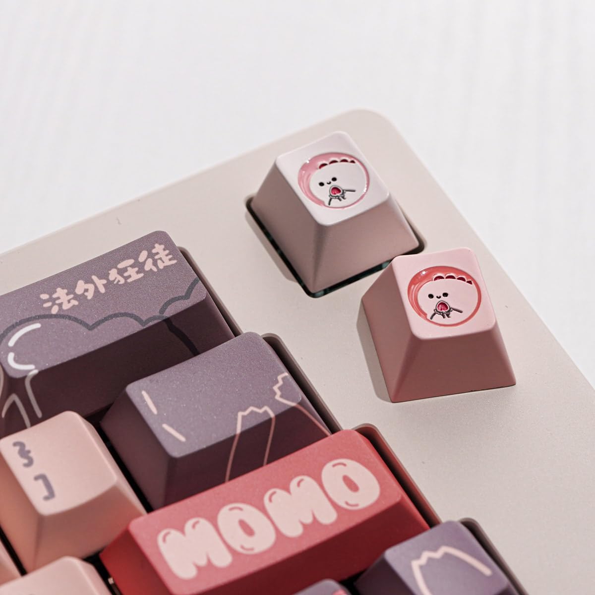 Amazon.com: mintcaps Metal Esc Keycaps Cherry Profile Cute Keycaps ...
