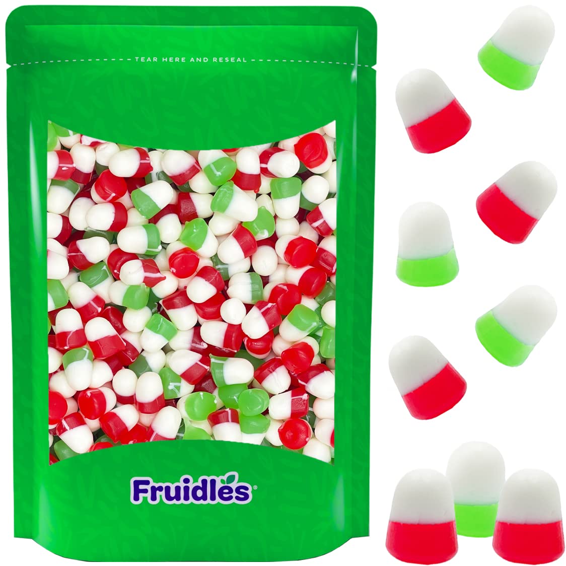 Amazon.com : Fruidles Christmas Juju Jelly Drops, Delicious Gummy Candy ...
