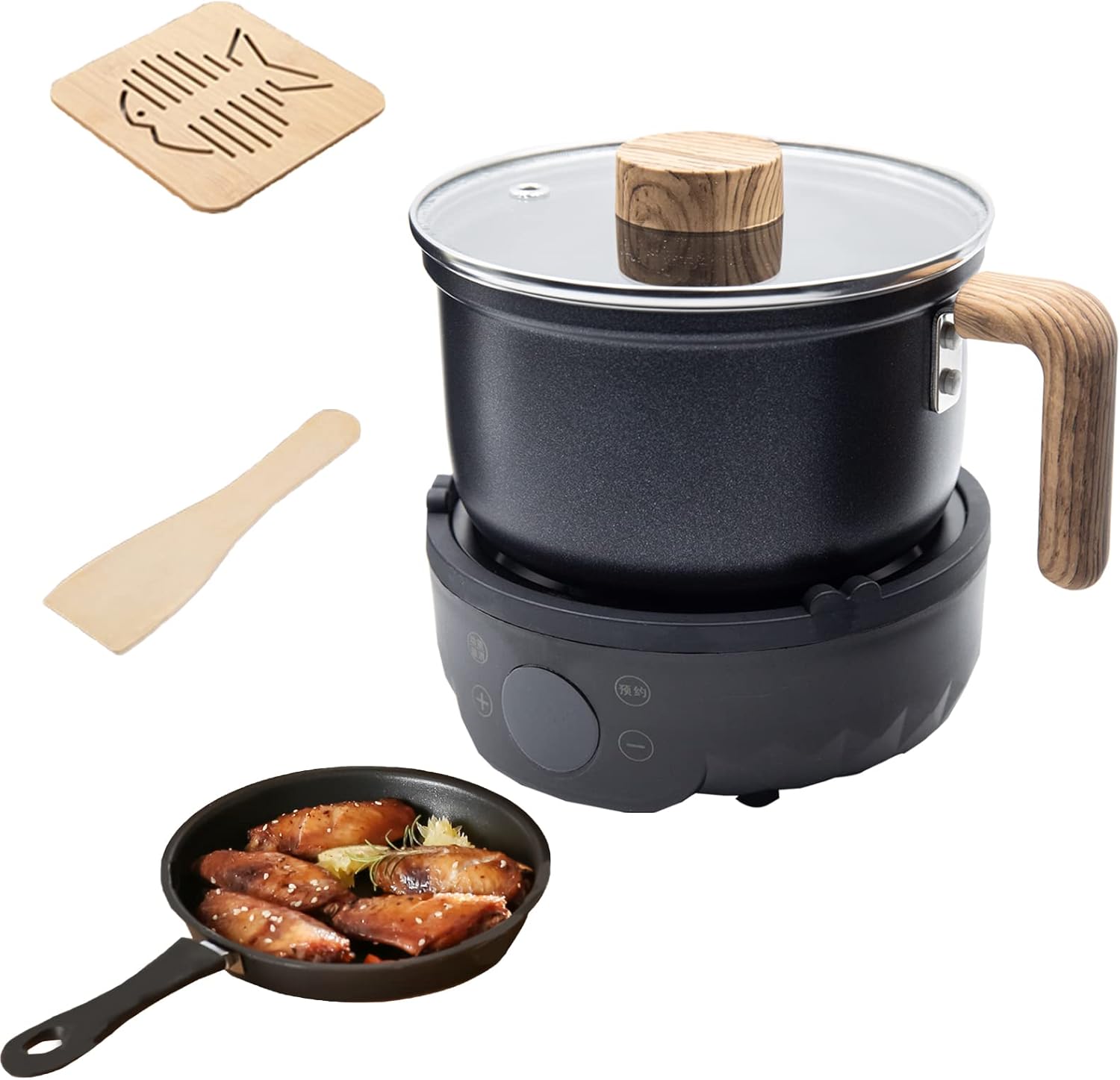 Amazon.com: Olewit Electric cooking pot, 1.8L electric fondue pot, stir ...