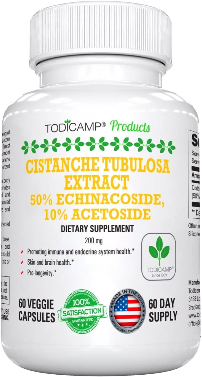 Amazon.com: TODICAMP Desert Ginseng Cistanche Tubulosa Energy Booster ...