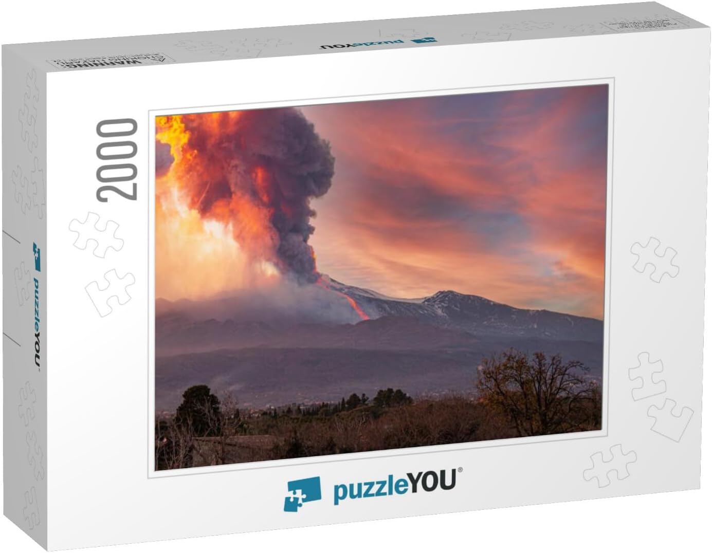 Amazon.com: Overview of The Etna Volcano During The Eruption of 16 Fe ...