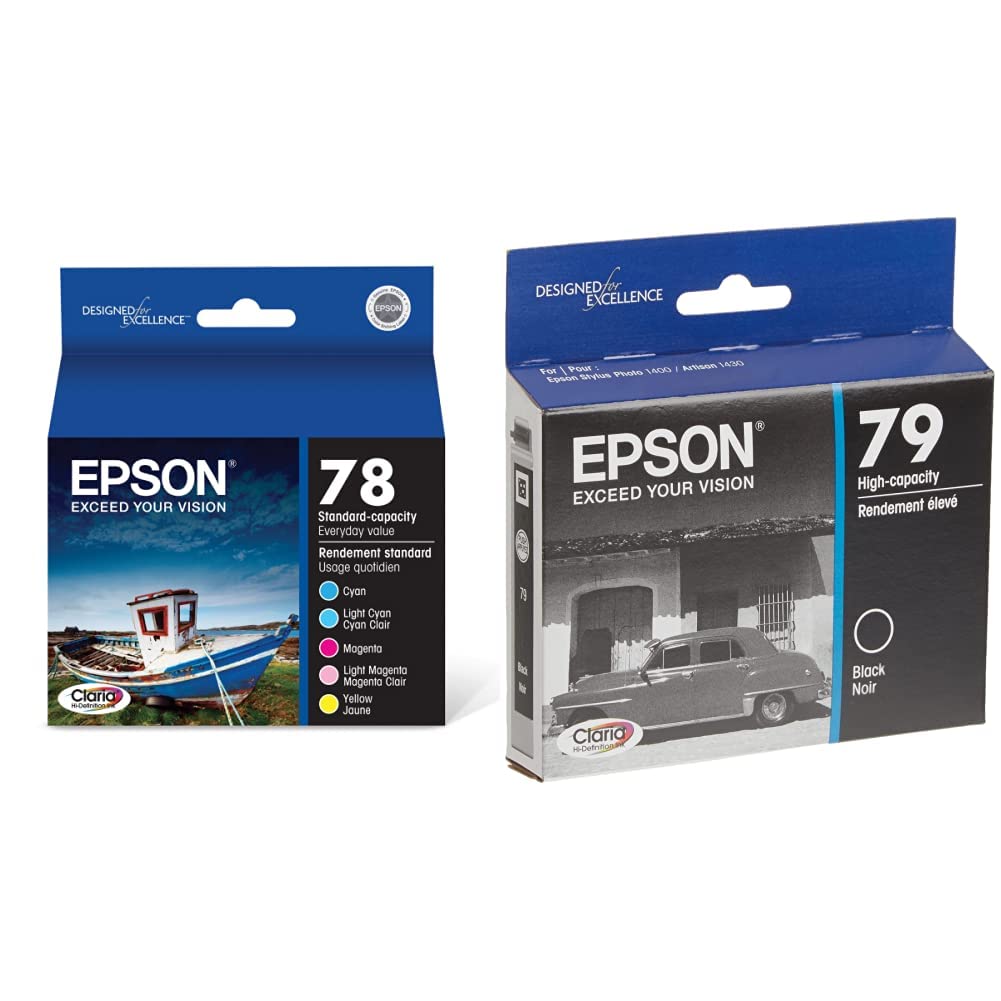 Amazon.com: Epson T078 Claria Hi-Definition Ink Standard Capacity 5 ...