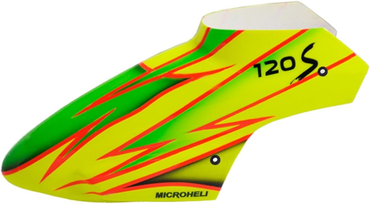 Amazon.com: MICROHELI Airbrush Fiberglass Flash Canopy - Blade 120 S ...