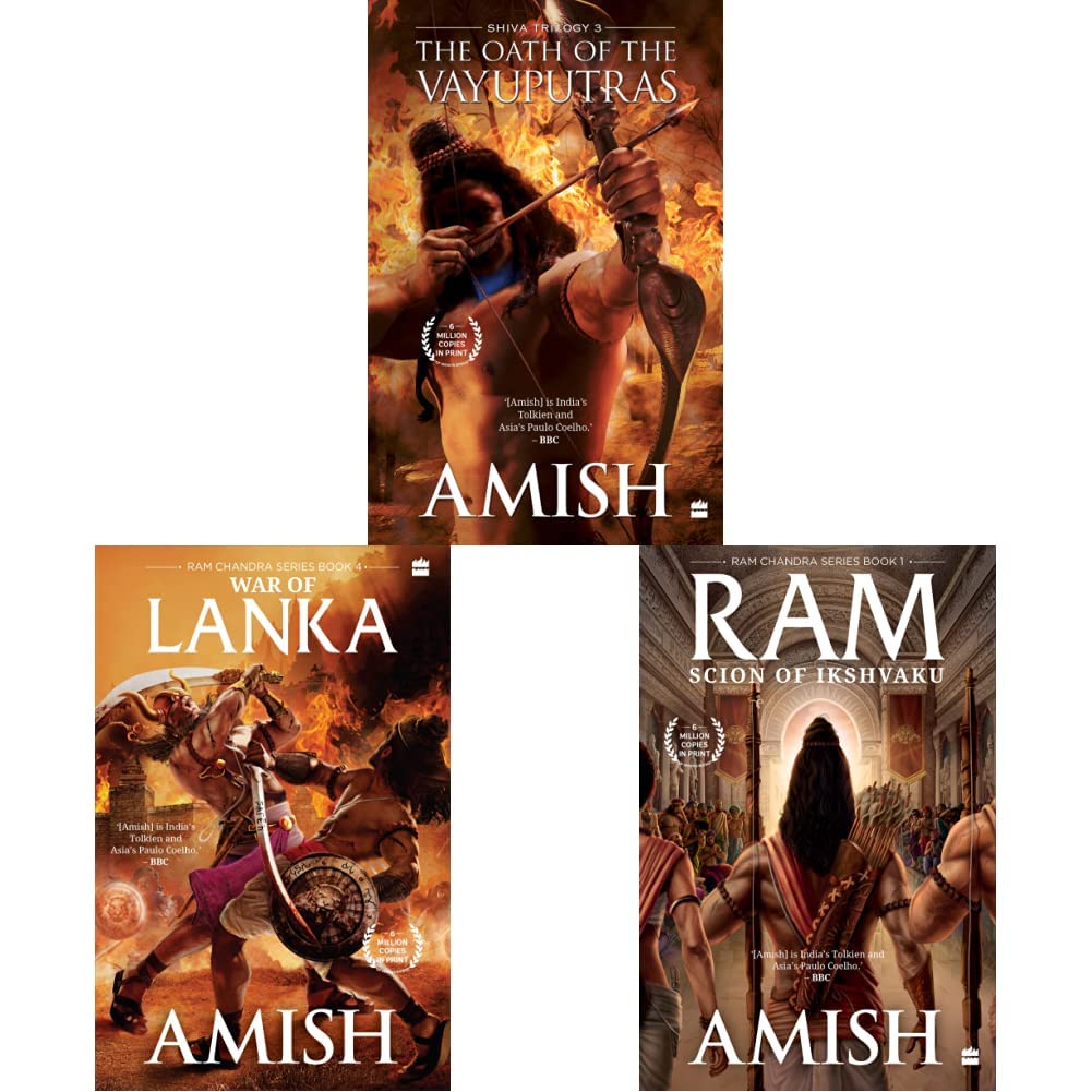 The Oath of The Vayuputras (Shiva Trilogy Book 3) & War of Lanka (Ram ...