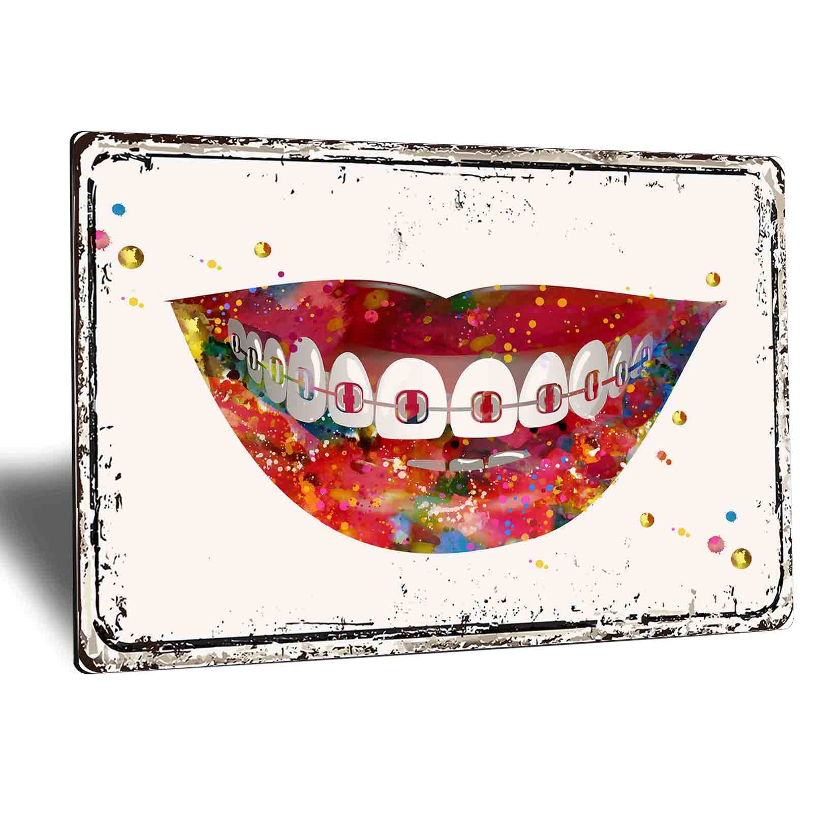 Metal Dental Art Teeth Metal Decor, Teeth, Teeth Art, Teeth Decor,