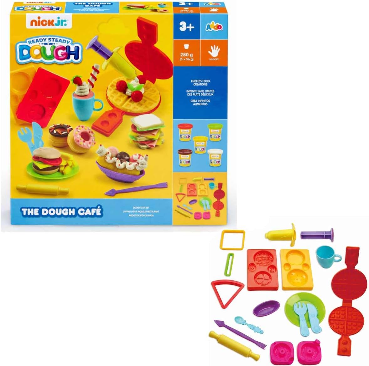 Nick Jr. Ready Steady Dough The Dough Café Playset - Sweet Treats ...