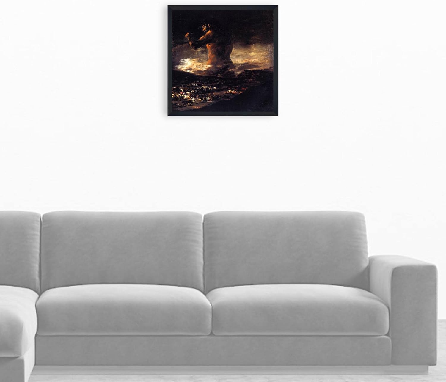 The Colossus by Francisco Goya Framed Canvas Wall Art Decor Fine ...