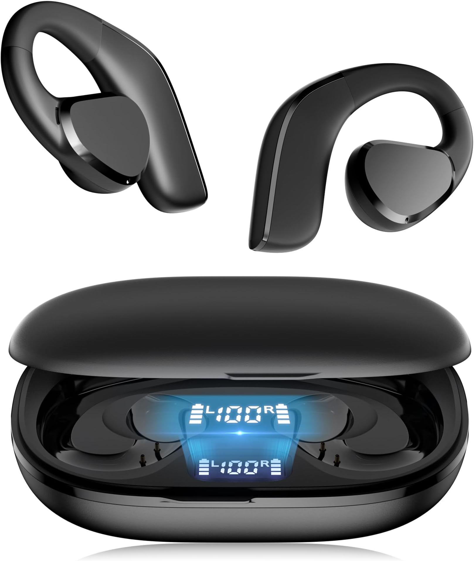 Amazon.com: Open Ear Headphones, Open Ear Earbuds, IPX7 Waterproof ...