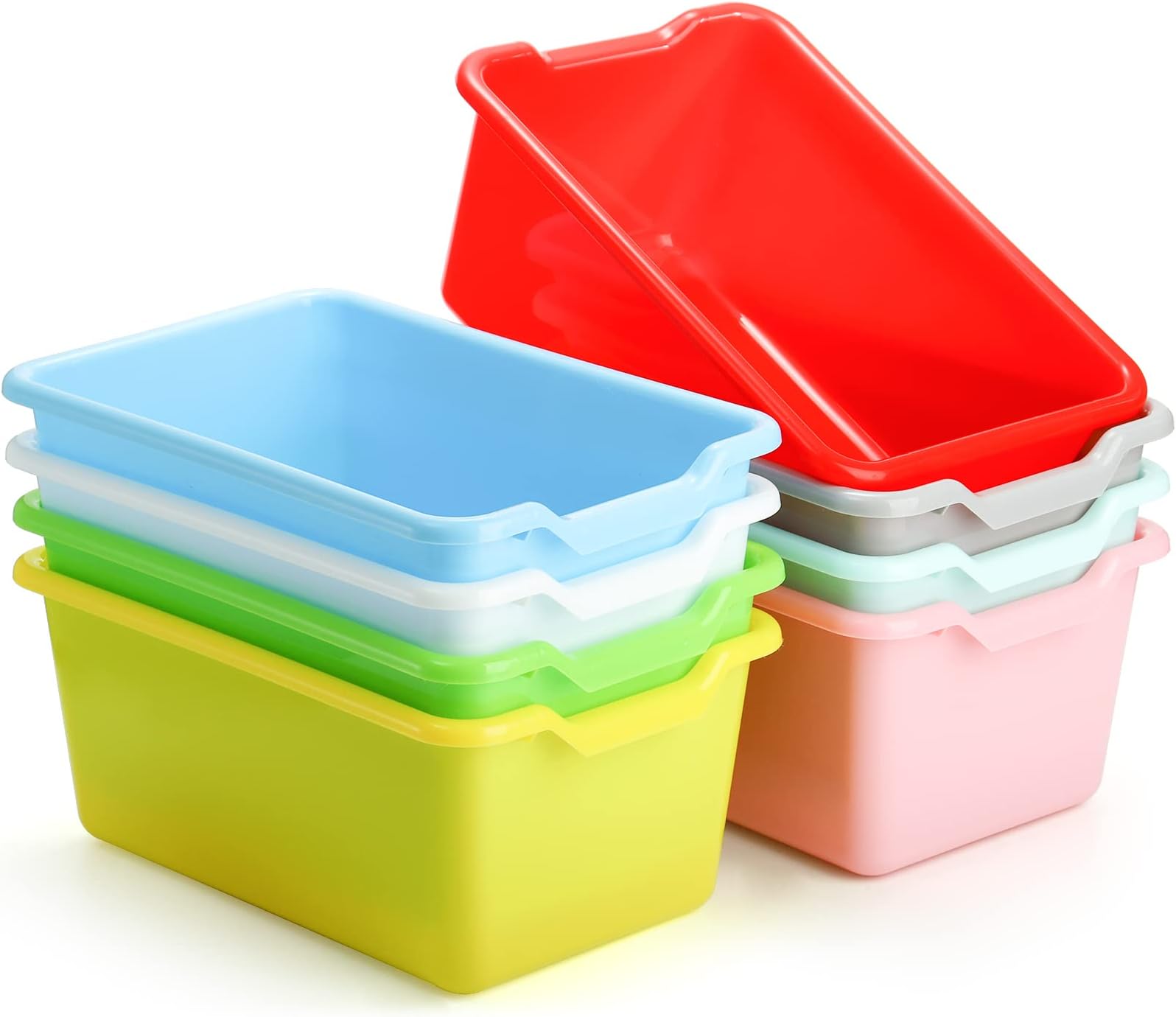 Amazon.com: IRIS USA Large Multi-Purpose Plastic Storage Bins, 4-Pack ...