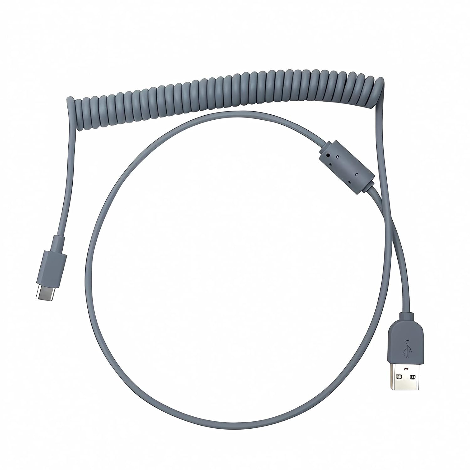 Amazon.com: Coiled Cable USB C for Gaming Keyboard Cable Charging line ...