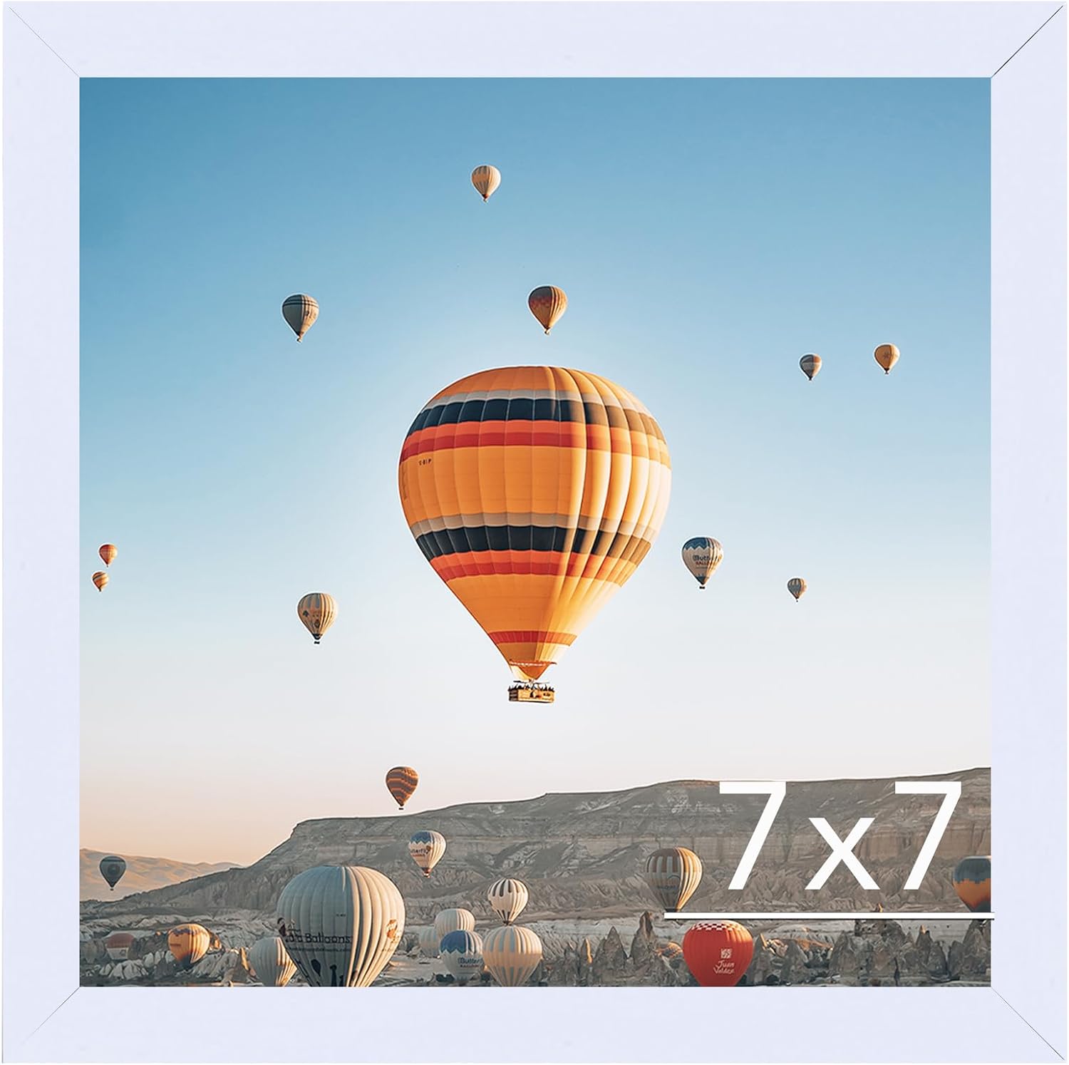 Amazon.com - JCJMY 7x7 Picture Frame White for Wall Hanging or Tabletop ...