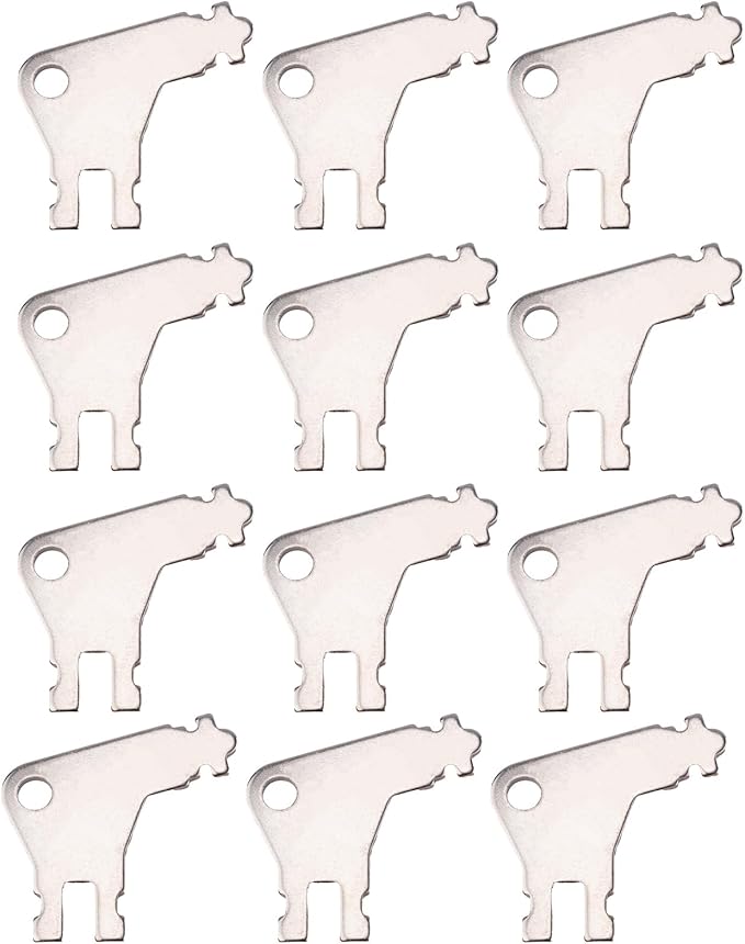 Amazon.com: 12pcs Paper Towel Dispenser Key for Georgia Pacific, Iron ...
