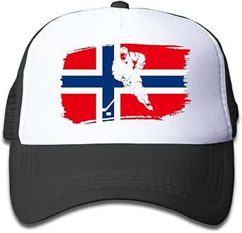 Amazon.com: SW8j Hat Puck Norwegian Flag Children Unisex Mesh Hats Cool ...