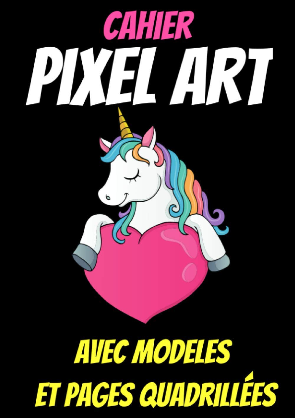 Buy Carnet PIXEL ART-pixel art coloriage-cahier de dessin pixel art-dessin pixel art avec cahier ...