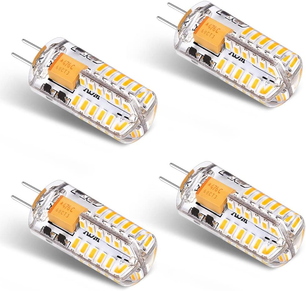 G4 Led Bulb 1.8W,AC/DC12V 3014 COB Light Bulbs Equivalent to 15W T3 JC ...