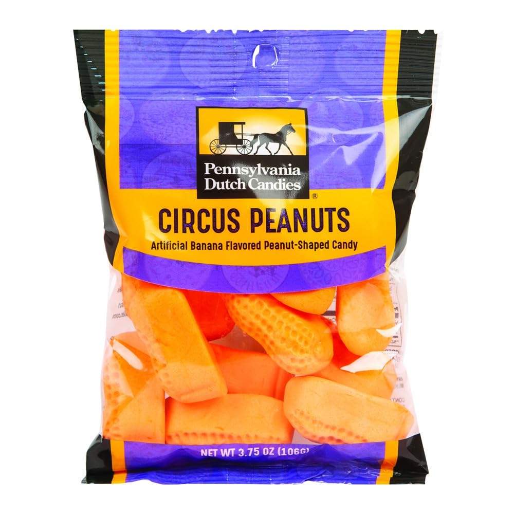 Amazon.com : Amuse Mints Penn Dutch Candy - Circus Peanuts - Retro ...