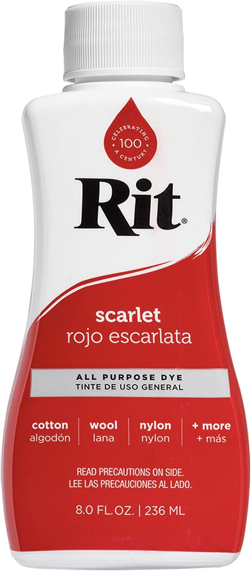 Amazon.com: Rit, Scarlet Liquid Fabric Dye, 8-Ounce, 1-Pack, 8 Fl oz