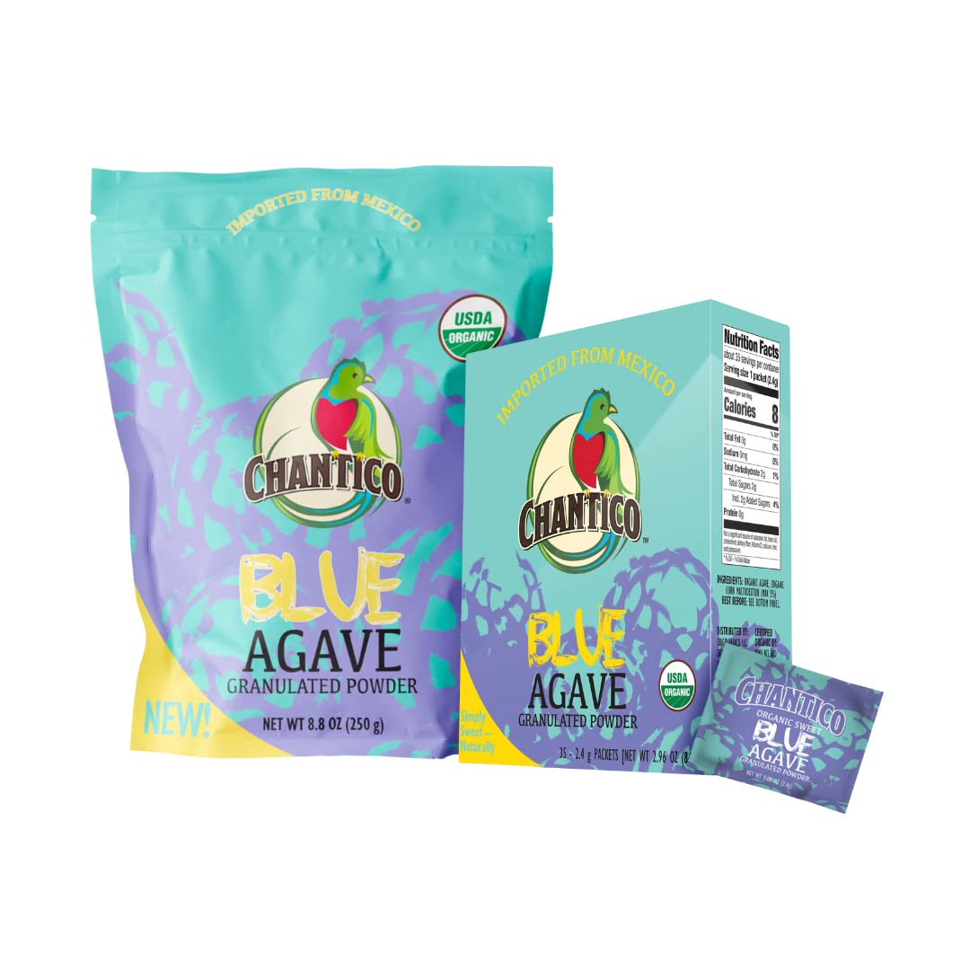 Amazon.com : Chantico Agave Powder 250g Bag + 35 sachets box : Grocery ...