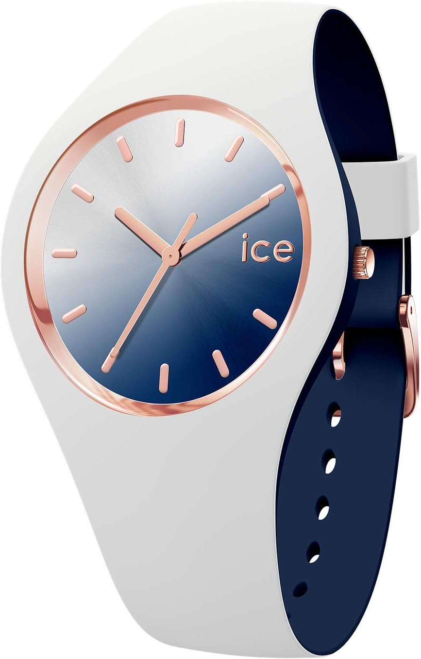 ICE-WATCH - Ice Duo Chic Aqua Coral - Women's Wristwatch With Silicon ...