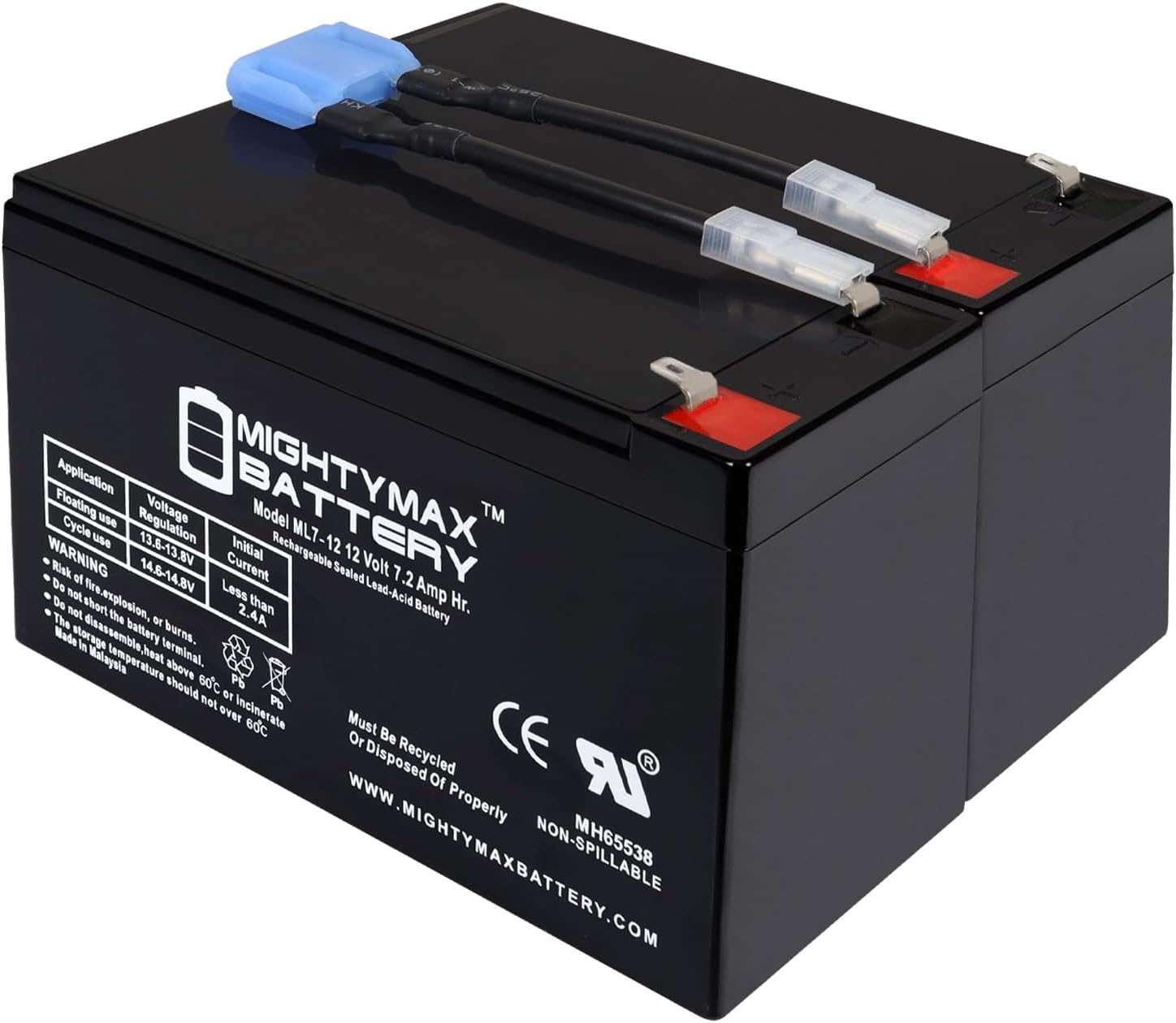 Amazon.com: Mighty Max Battery RBC9 UPS Complete Replacement Battery ...