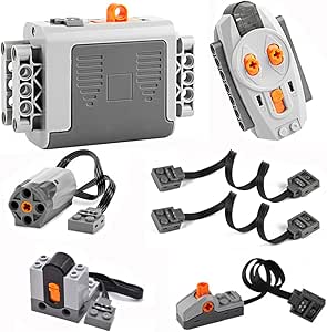 Amazon.com: 7-in-1 Motor Kit Compatible with Lego Technic, Motor Set ...