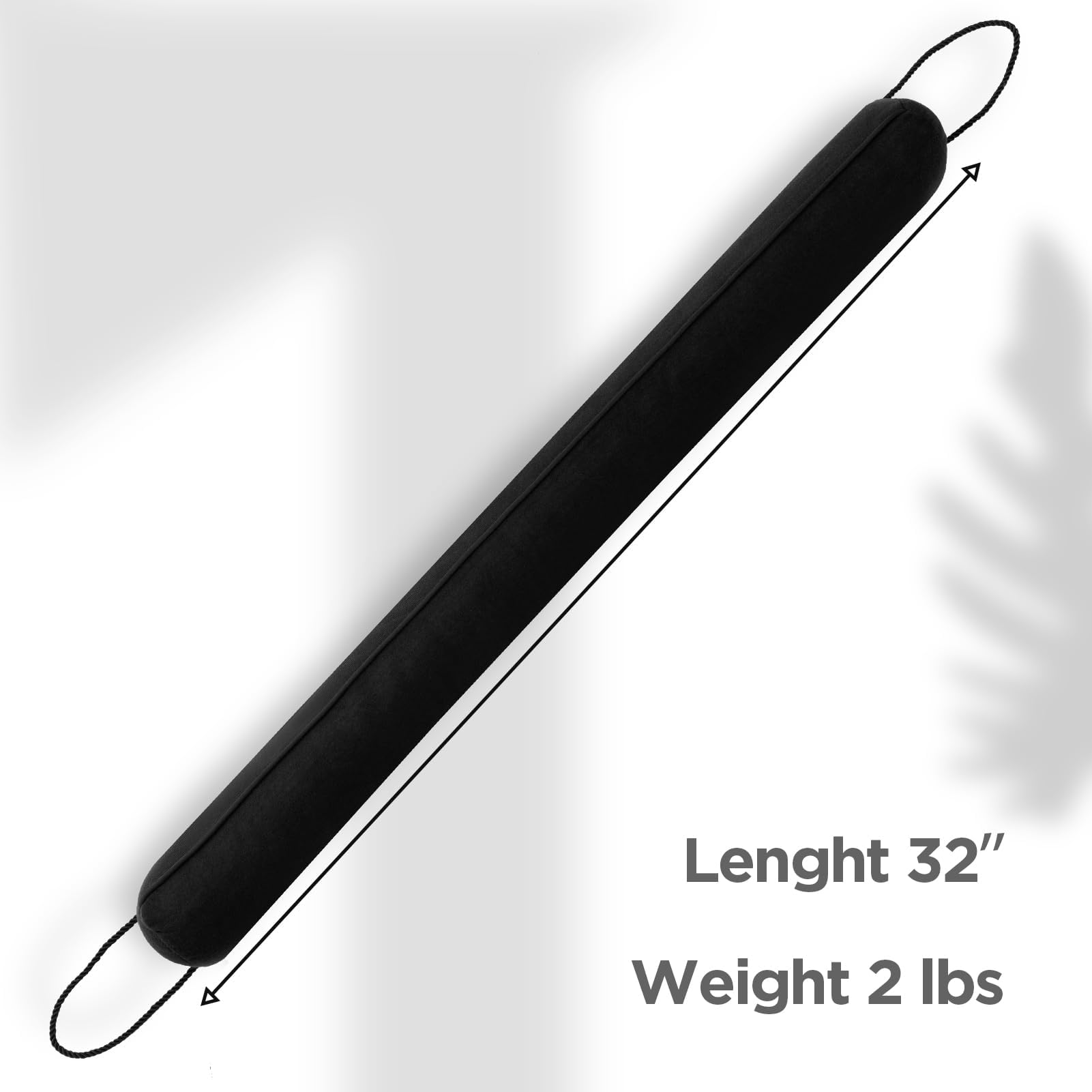 Snapklik.com : 32" Weighted Door Draft Stopper, Triangular Column Sound ...