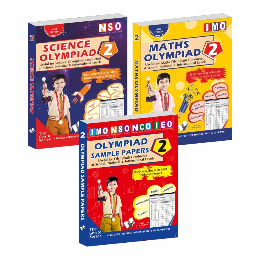 Buy National Science Olympiad - Class 2 + International Maths Olympiad ...