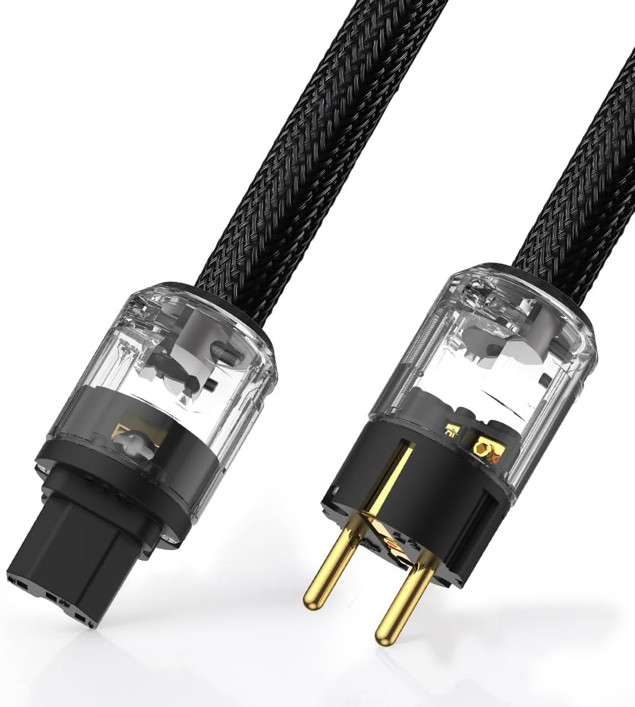Tertullus HiFi High End Netzkabel Geschirmt 2m C15 3x4mm² Audio ...