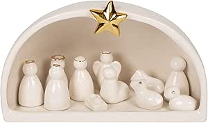 Amazon.com: 180 Degrees 11-Piece Porcelain Creche Nativity Scene Set, 4 ...