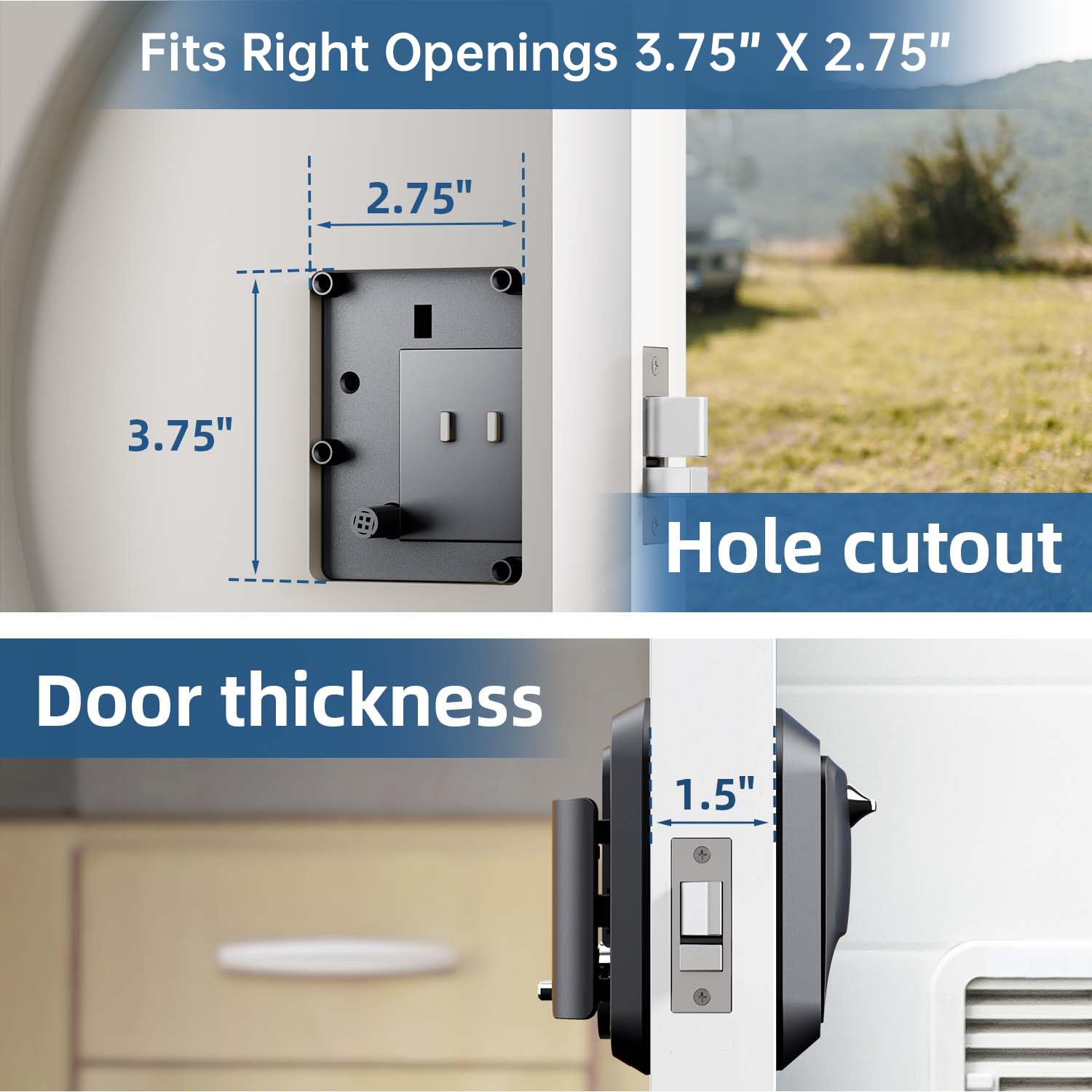Snapklik.com : ONNAIS RV Keyless Entry Door Lock