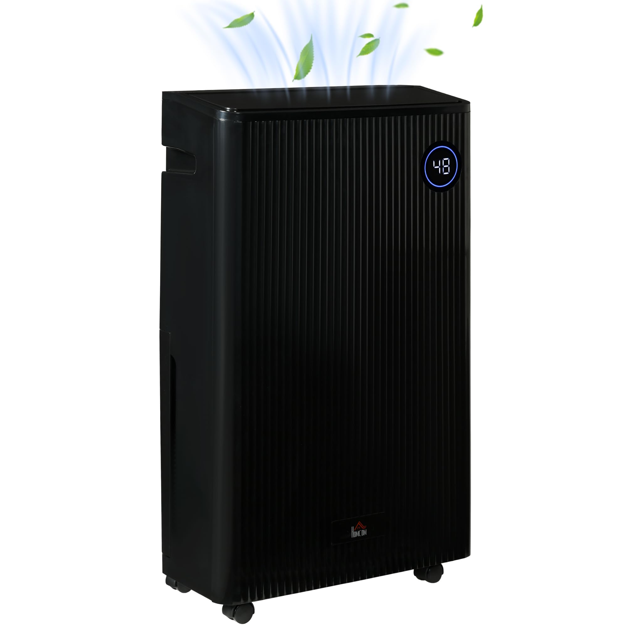HOMCOM 16L/Day Dehumidifier with Air Purifier and HEPA Filter, UVC ...