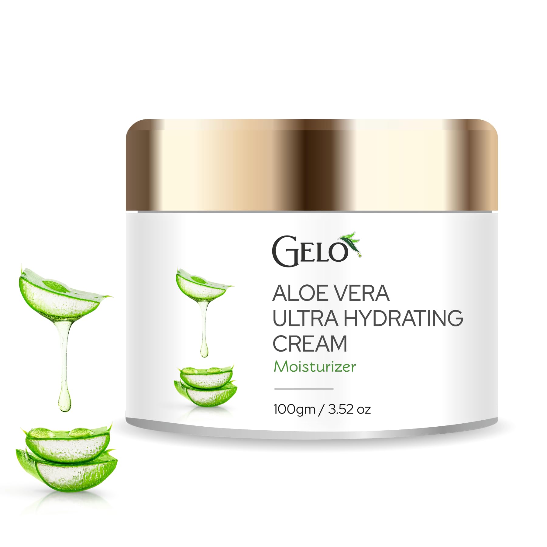GELO Ultra Hydrating & Protecting Cream for Face & Body with Aloe Vera ...
