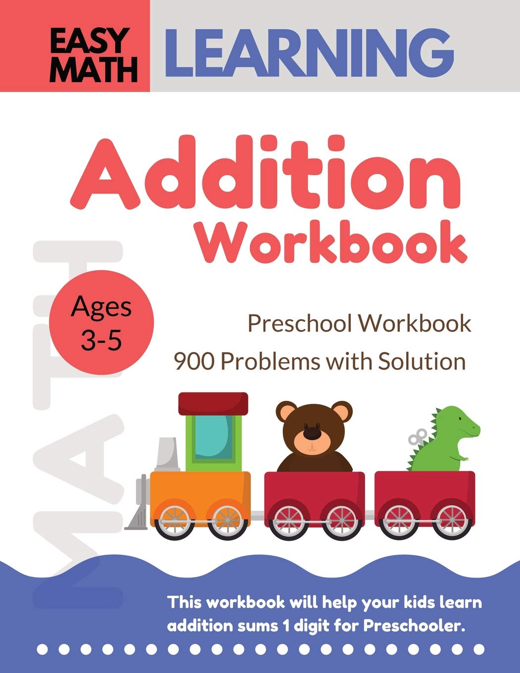 Addition Workbook Easy Math Learning 30 Days Challenge For 3 ...