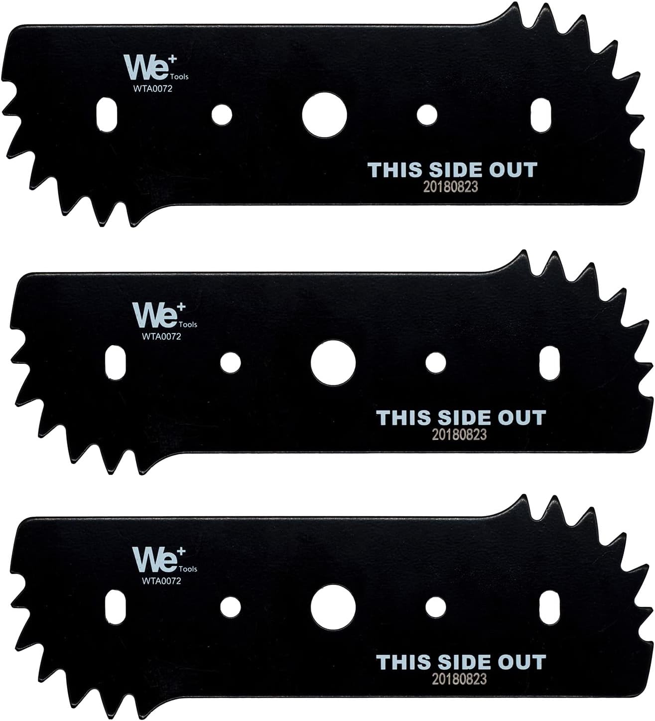 Amazon.com : 3 Pack Edger Blade 638006008 638006007 with Teeth ...