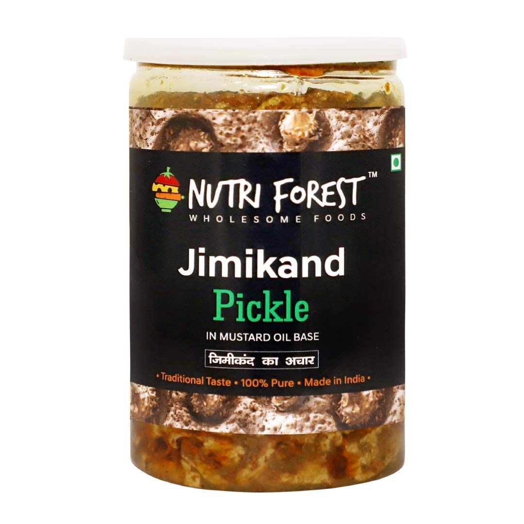 Nutri Forest Elephant Foot Yam Pickle - 400g Traditional Jimikand ka ...