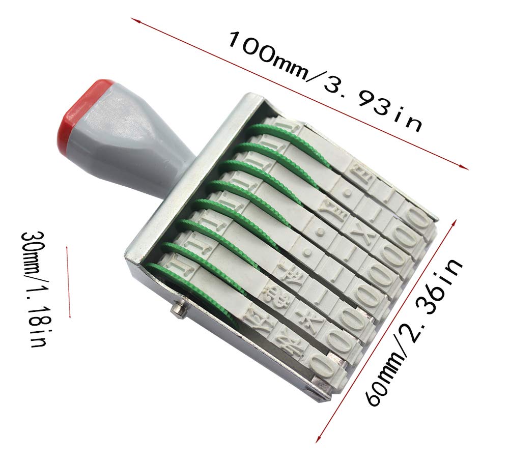 Number Stamp, Date Stamp 8-Di...B083BTXJF3 | Encarguelo.com