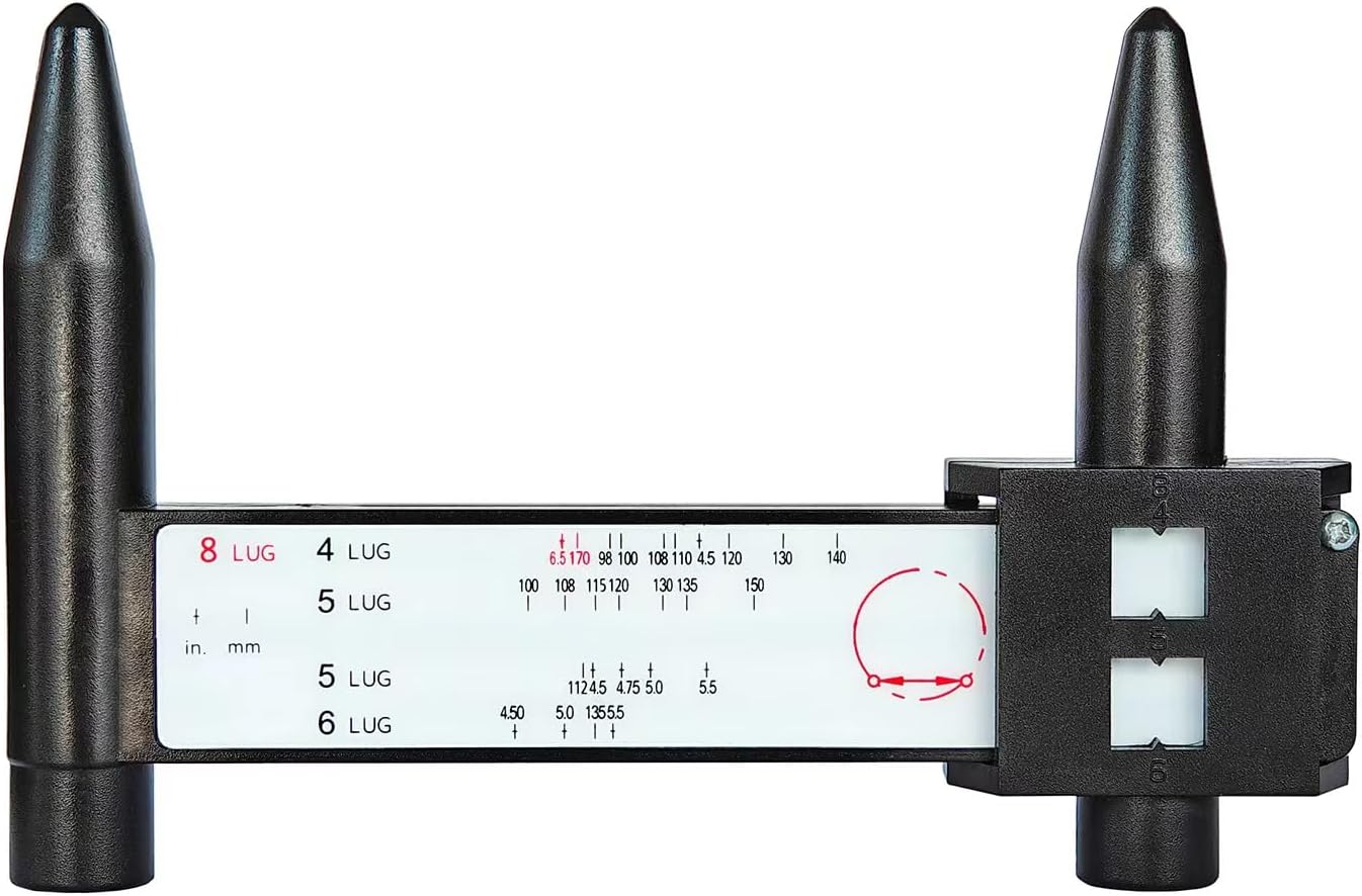 Amazon.com: Aspire Wheel/Stud or Rim Bolt Gauge PCD Measuring Tool PCD ...
