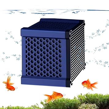 Qpets® Aquarium Water Filter, Non-electric Fish Tanks Water Filter Fits ...