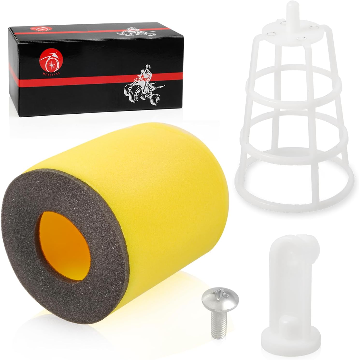 Amazon.com: Air Filter and Filter Cage Holder & Stopper For Suzuki ...