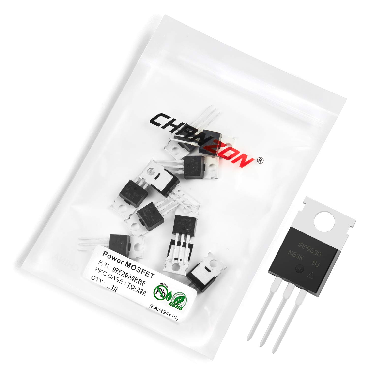Snapklik.com : Chanzon IRF9630PBF TO-220AB PMOS MOS P-Channel Power ...