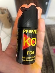 3 Dosen KO Fog Pfefferspray mit Sprühnebel 40ml - Abwehrspray ...
